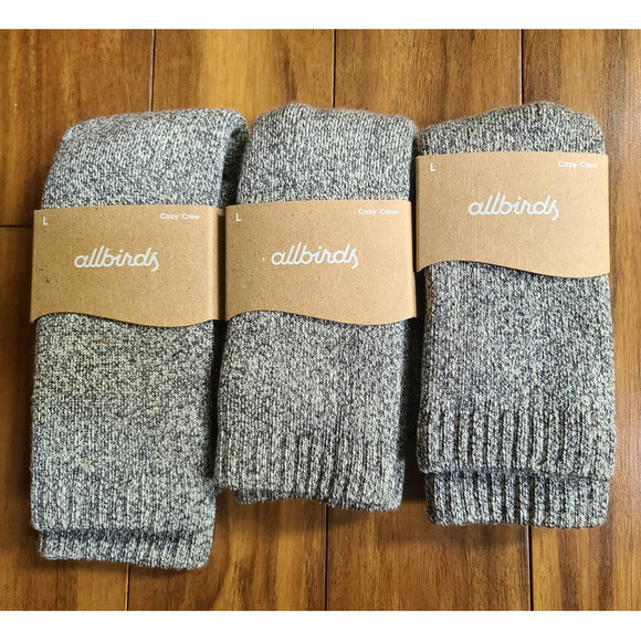 allbirds | Underwear & Socks | Nwt Allbirds Trino Cozy Crew Socks Lot ...
